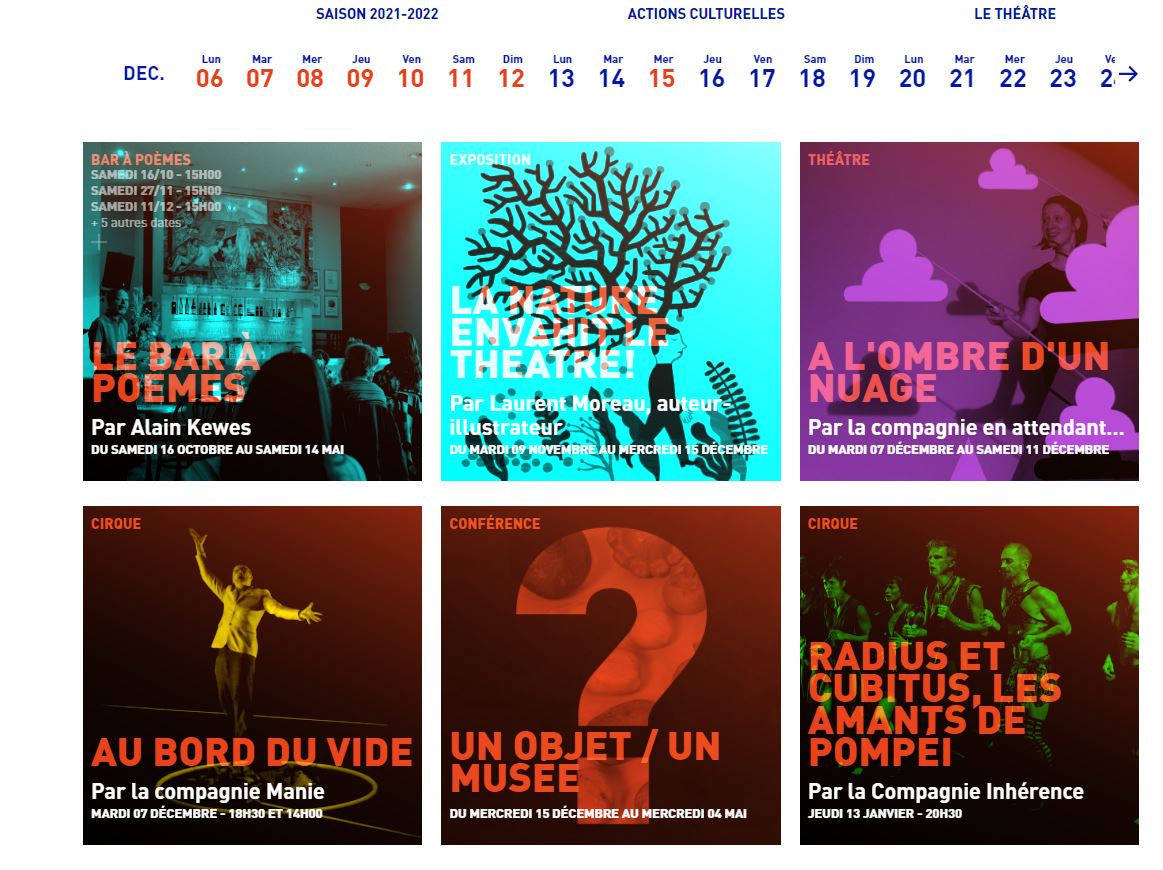 La programmation du théâtre / Théâtre / Agenda des sorties / Animée ...